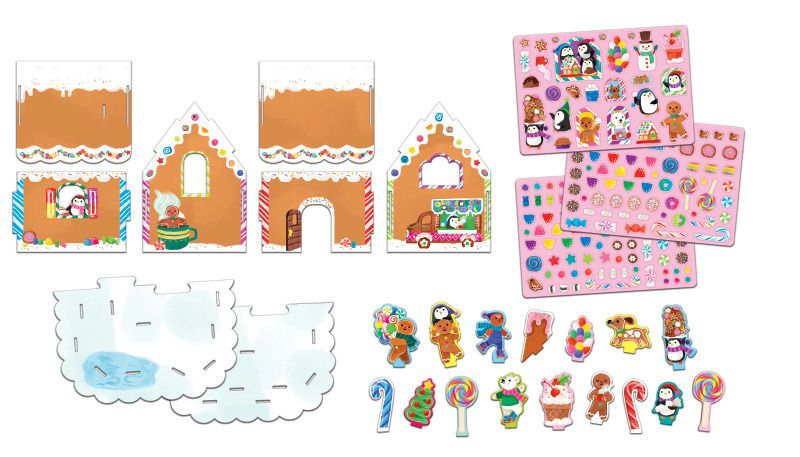 Design and Build a Gingerbread House | Noggin Factory Toy Shop