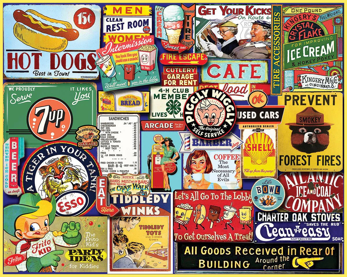 Signs of the Past 1000pc Puzzle | Noggin Factory Toy Shop
