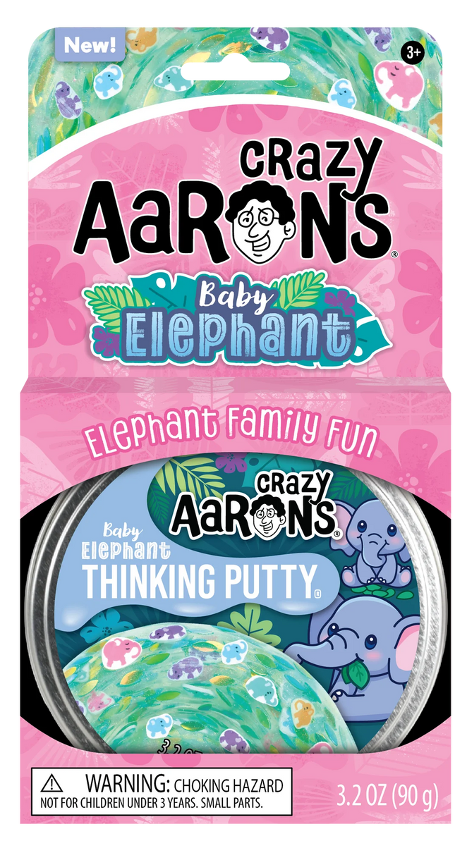 Baby Elephant Thinking Putty | Noggin Factory Toy Shop