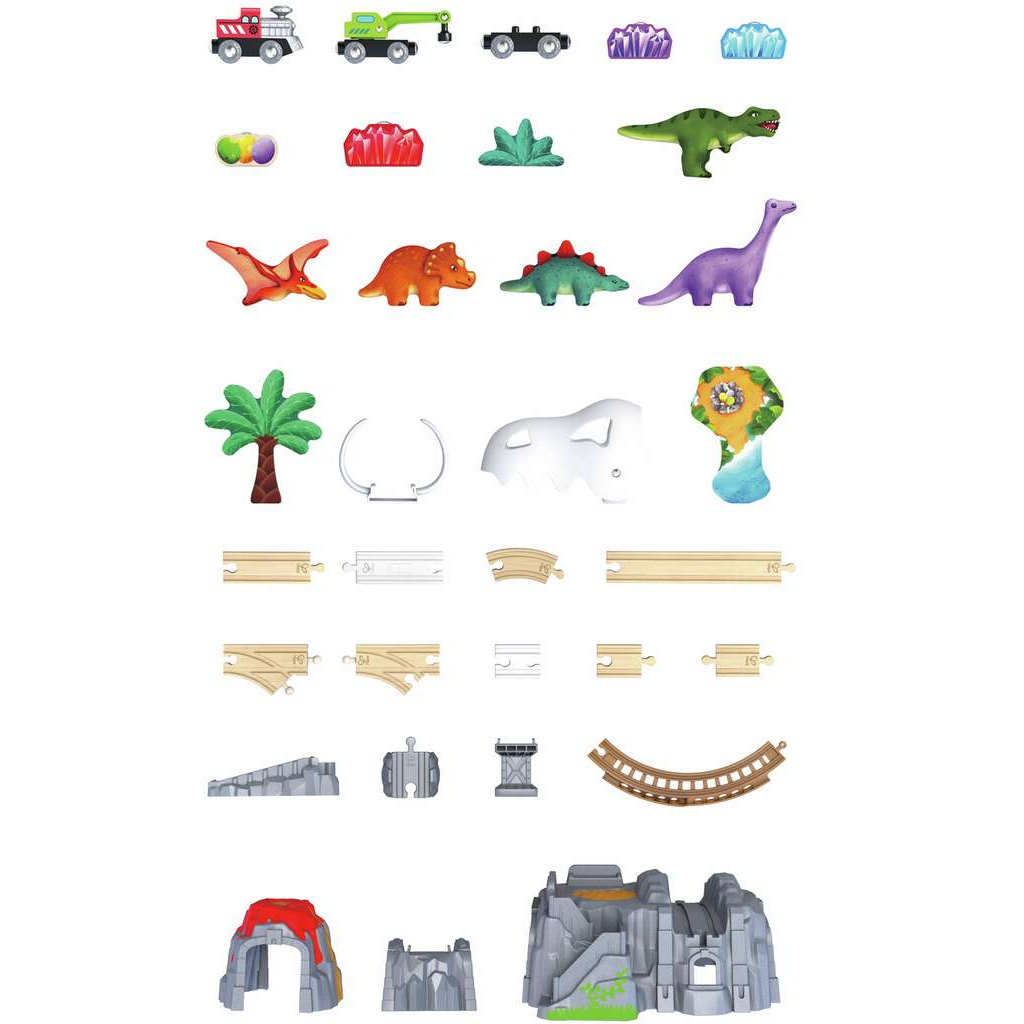 Dinosaur Railway Adventure Set | Noggin Factory Toy Shop