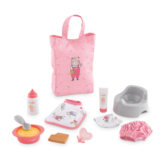 Corolle Large Accessories Set - Pink | Noggin Factory Toy Shop