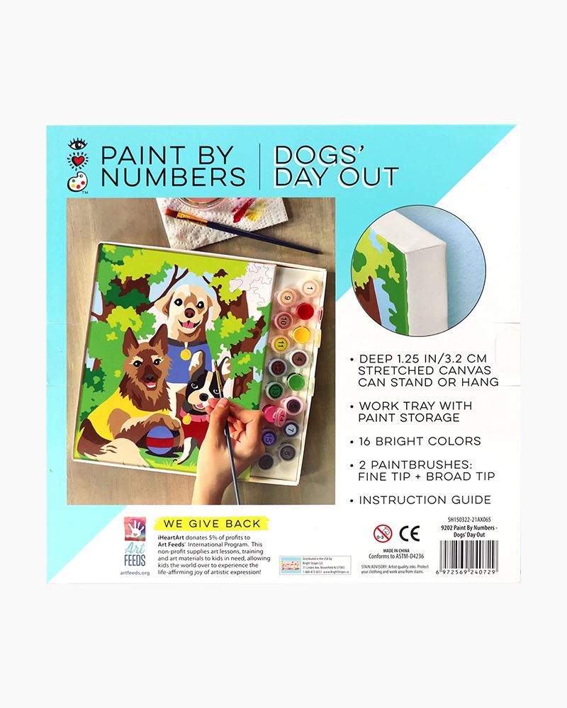 iHeart Paint by Number Dogs | Noggin Factory Toy Shop