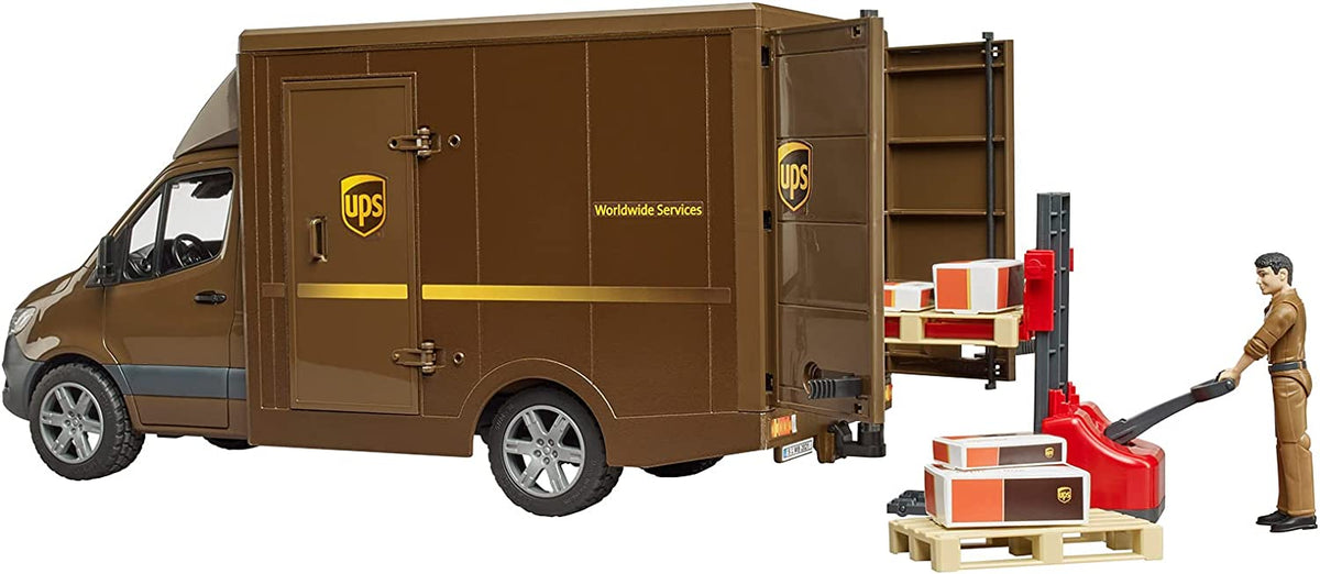 MB Sprinter UPS Truck with Manually Operated Pallet Jack | Noggin ...