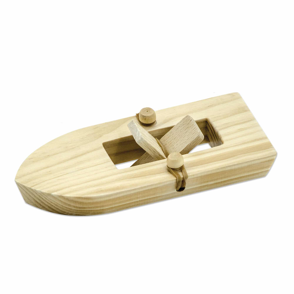 Wooden Paddle Boat | Noggin Factory Toy Shop