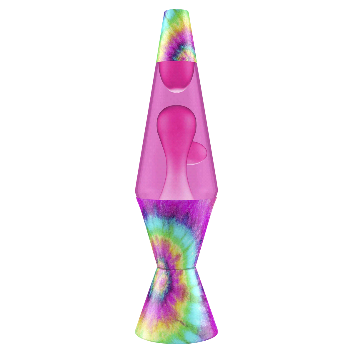 Lava Lamp 14" Tie Dye Pink Pinwheel | Noggin Factory Toy Shop